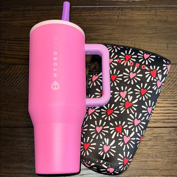 HydroJug | Other | Hydrojug Pink Water Bottle With Sleeve | Poshmark